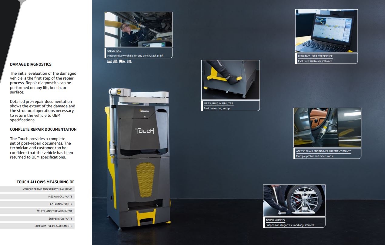 SPANESI TOUCH ELECTRONIC MEASURING SYSTEM